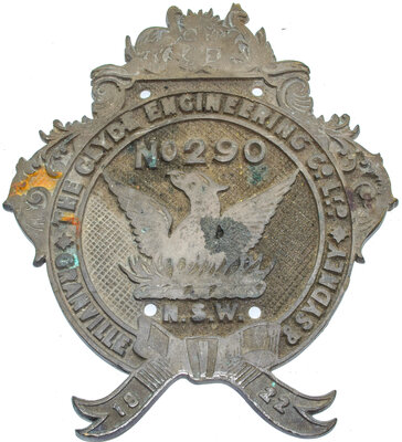 CLYDE ENGINEERING CO LTD PLATE – CLYDE ENGINEERING CO LTD PLATE