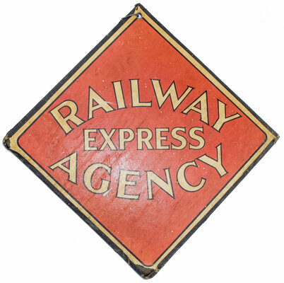 RAILWAY EXPRESS AGENCY SIGN