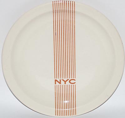 Lot 179: NYC MERCURY BREAD PLATE