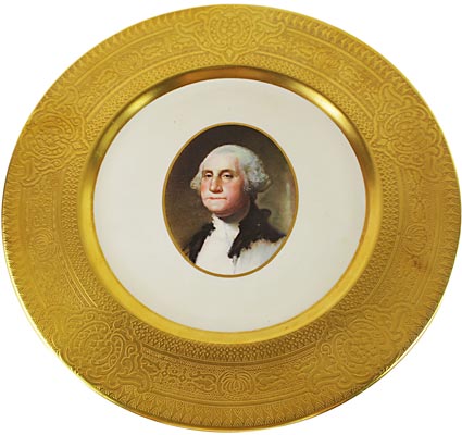 Lot 232: C&O GEORGE WASHINGTON SERVICE PLATE