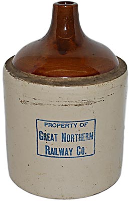 Lot 150: GREAT NORTHERN RAILWAY CO JUG
